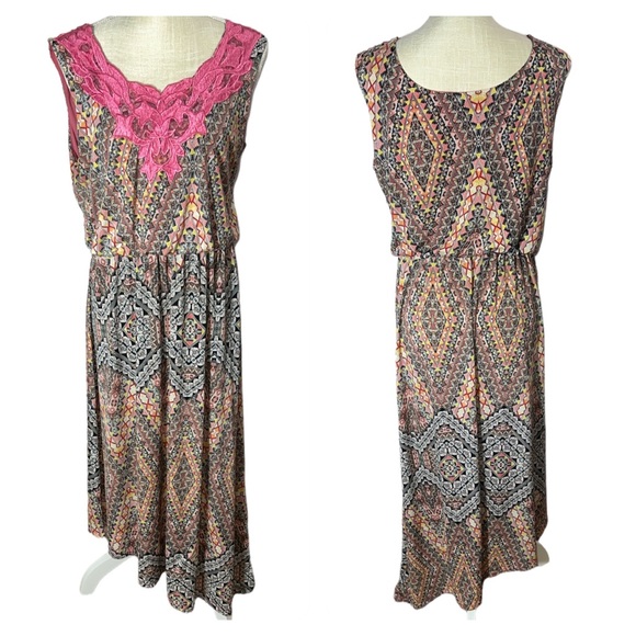 ONE WORLD | Dresses | One World Asymmetrical Maxi Dress | Poshmark